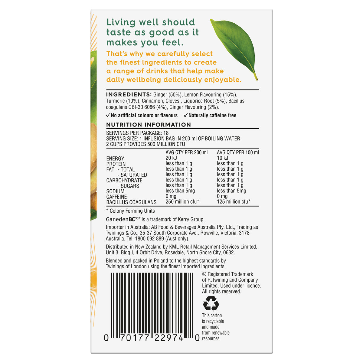 Inner Cleanse – Twinings Australia